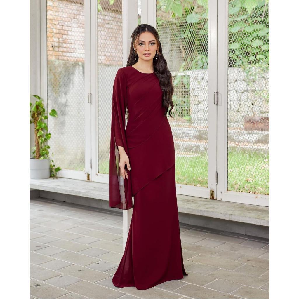 MERAH Kaliva - NEW COLLECTION MERMAID DRESS BABYDOLL CERUTY MATERIAL ...