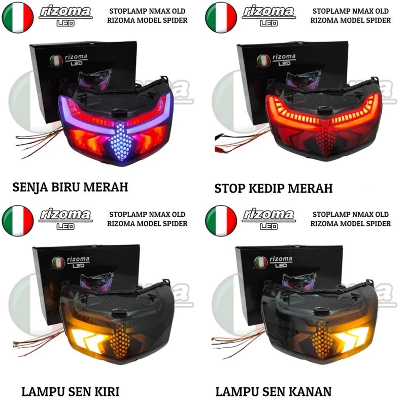 Nmax Old Led Stop Light Spider Model 3in1 Led Rear Brake Light Plus Old ...