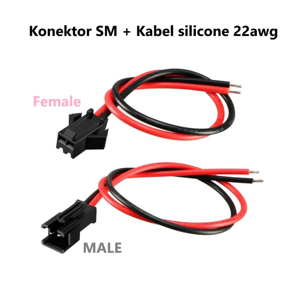 JST SM 2pin JST Male female Connector SM2P DC Socket Cable Connector ...
