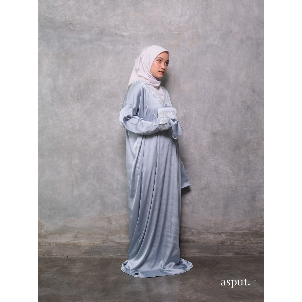 Asput - Kia Mukena Abaya Embroidery by Hawaria | Shopee Malaysia