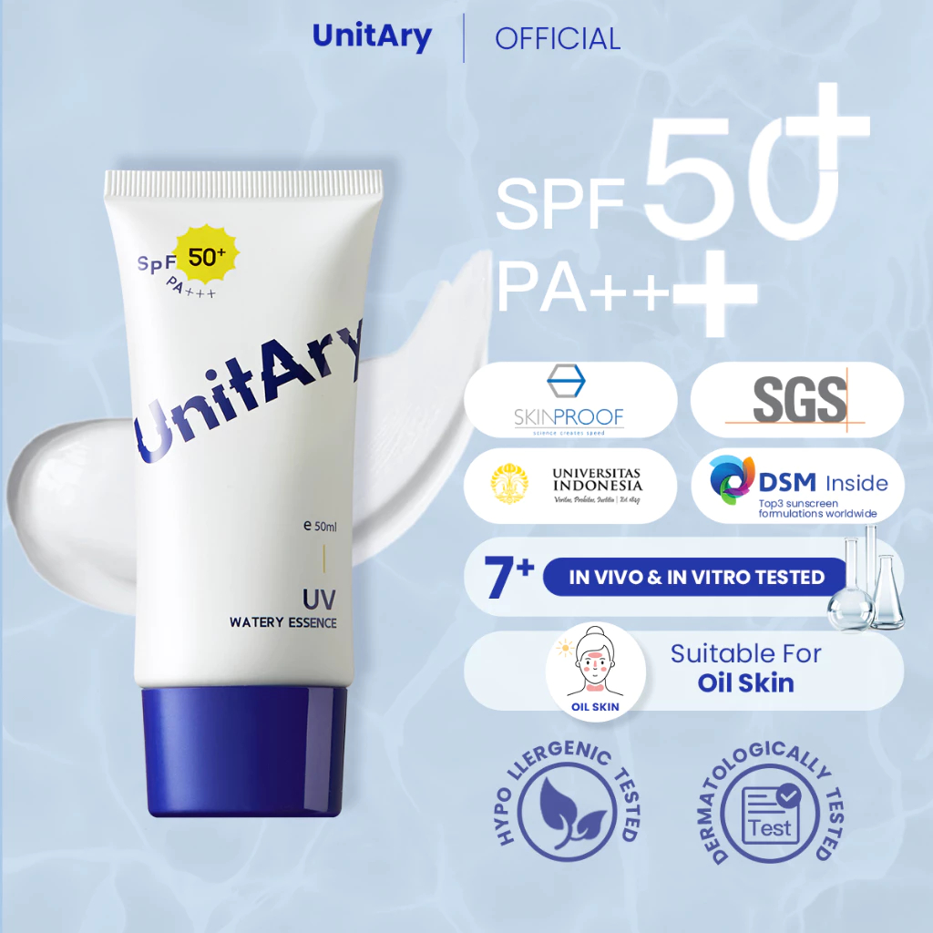 UNITARY Watery Essence Oil Control Sunscreen SPF 50+ PA++++ for Oily ...