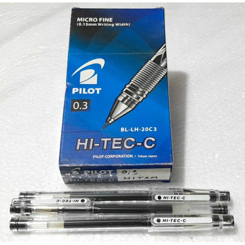 Micro PILOT HI-TEC-C 0.3 Gel Pen (retail) | Shopee Malaysia
