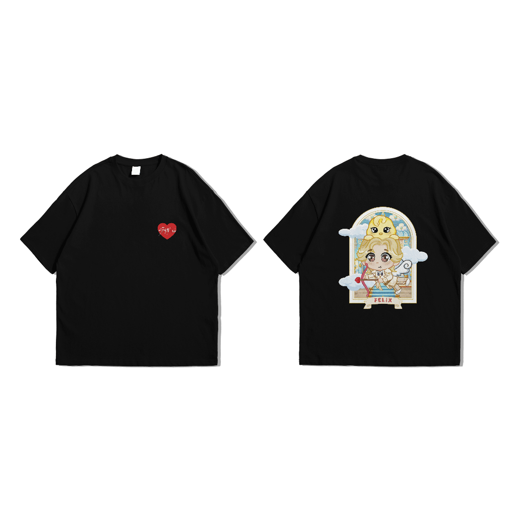 Fanart Fanmade Merchandise KPop Felix Stray Kids STAY Concert T-Shirt ...