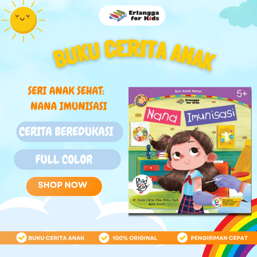 [Erlangga Official] Immunization Nana | Shopee Malaysia