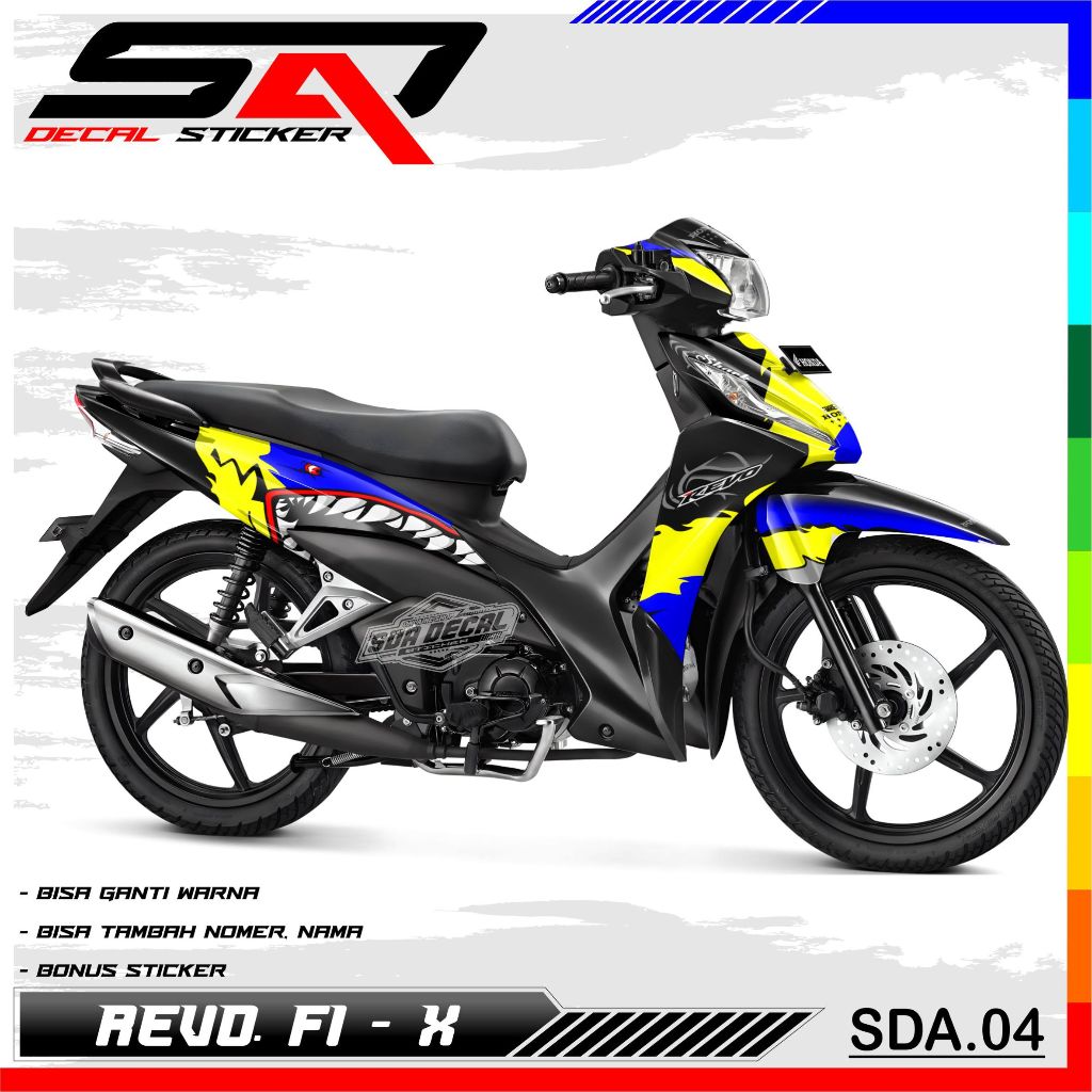 Revo Fi / X Premium Racing Full Body Striping Sticker Decal. Sda.04 ...