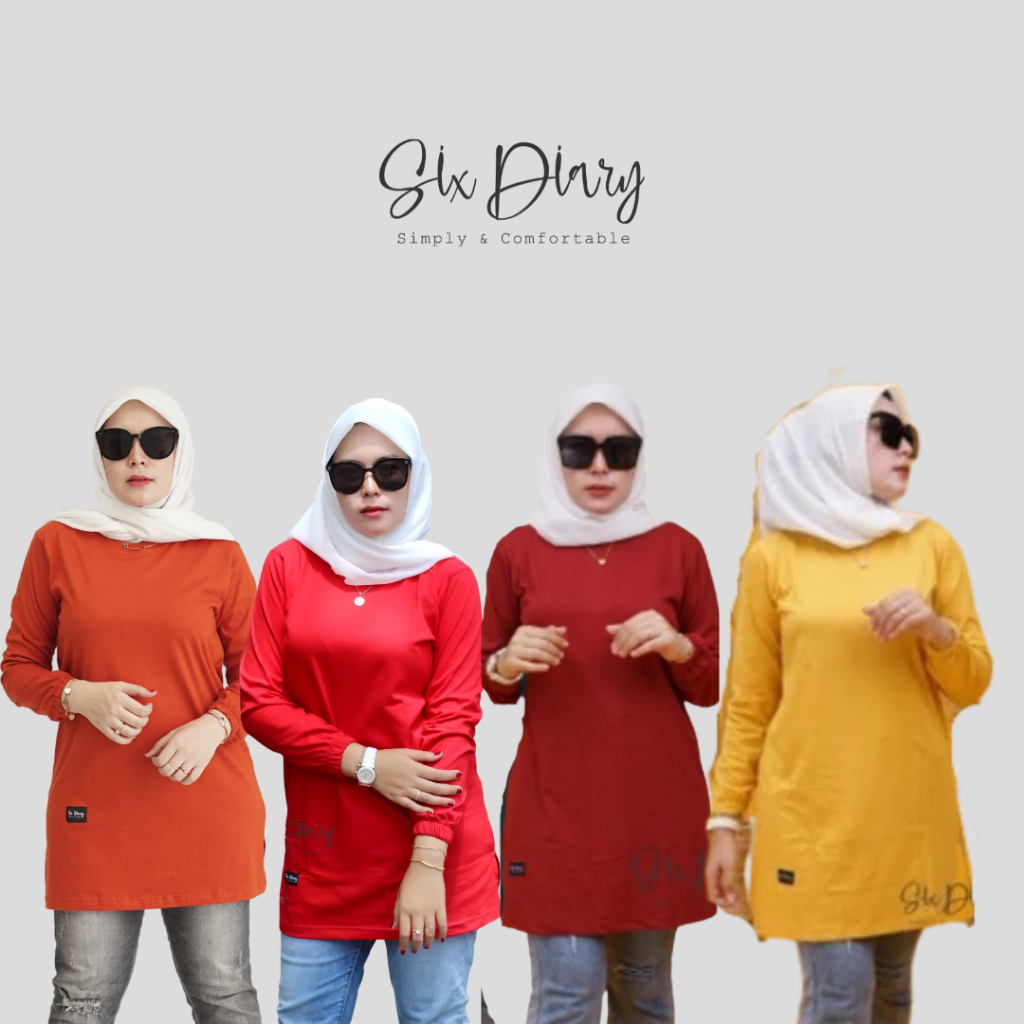 Six Diary Official Women's Tunic Tops | NEWEST TUNIC | Original Plain ...