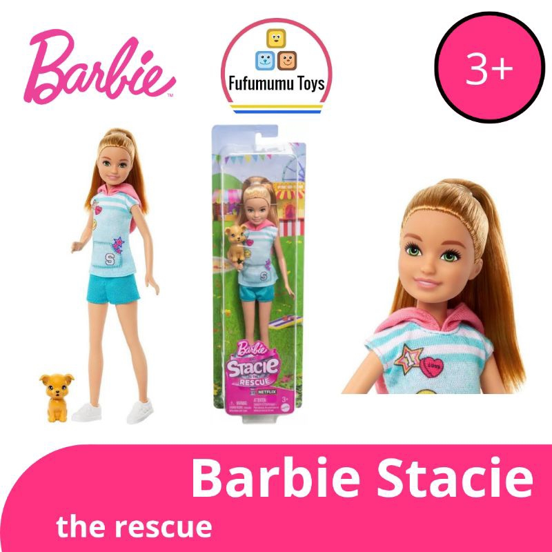 Barbie Stacie the Rescue Original Mattel HRM05 | Shopee Malaysia