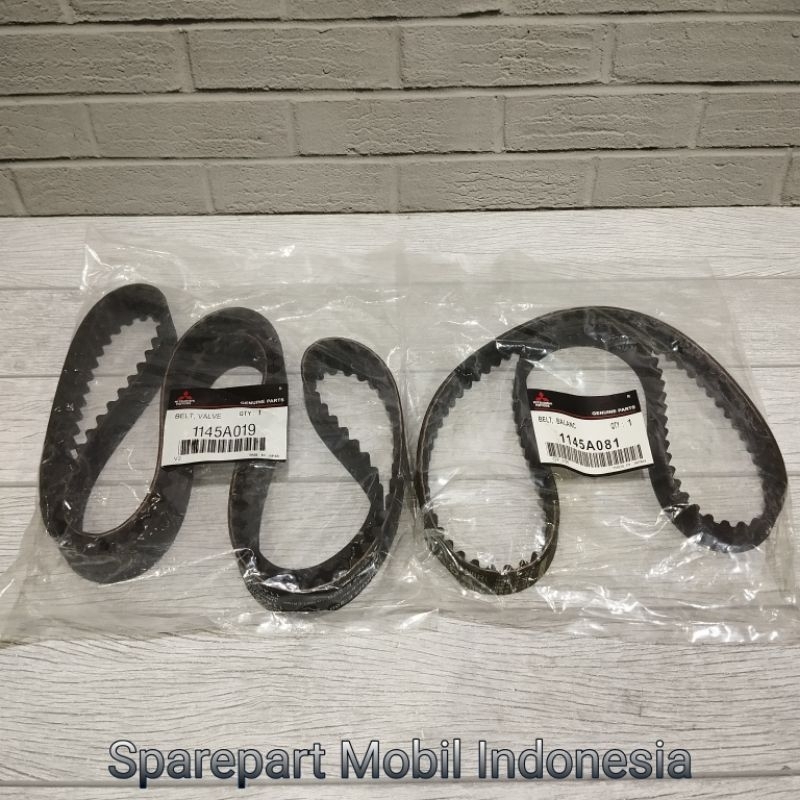 Timing Belt Short Long Belt Triton 2.5 Pajero Sport Original 1 Set 2 Pc ...