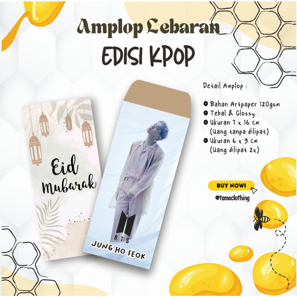 Kpop EDITION 2025 EID ENVELOPE // custom photo and name // 7x16cm ...