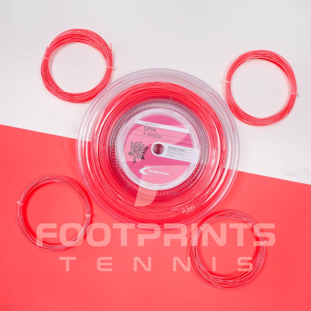 Isospeed Spin Rose Pink Original Tennis Racket Strings | Shopee Malaysia