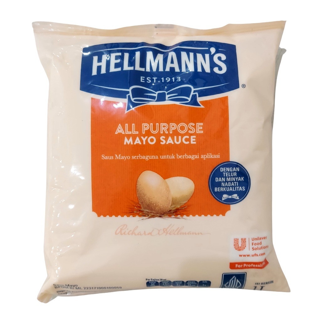 Hellmann's All Purpose Mayo Sauce premium multi-Purpose mayonnaise ...