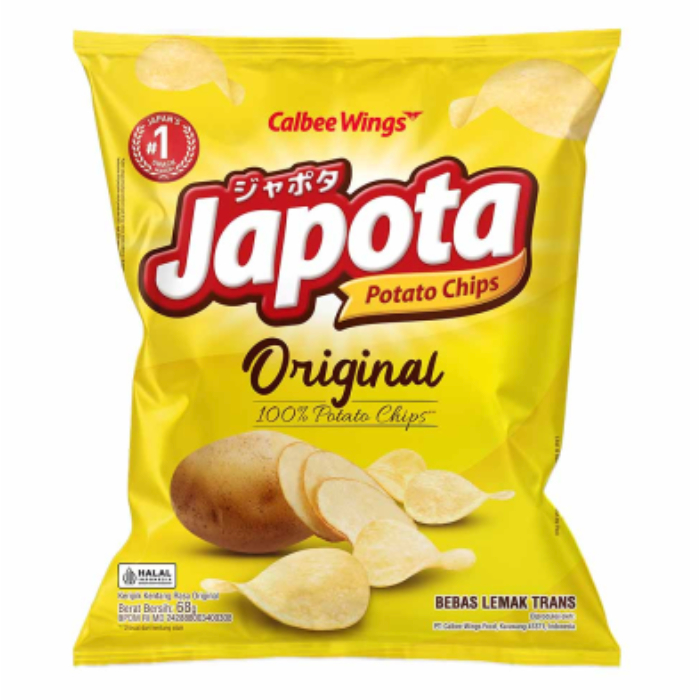 JAPOTA POTATO CHIPS 68 GR / Snack Japanese Potato Chips / Japota Chips ...
