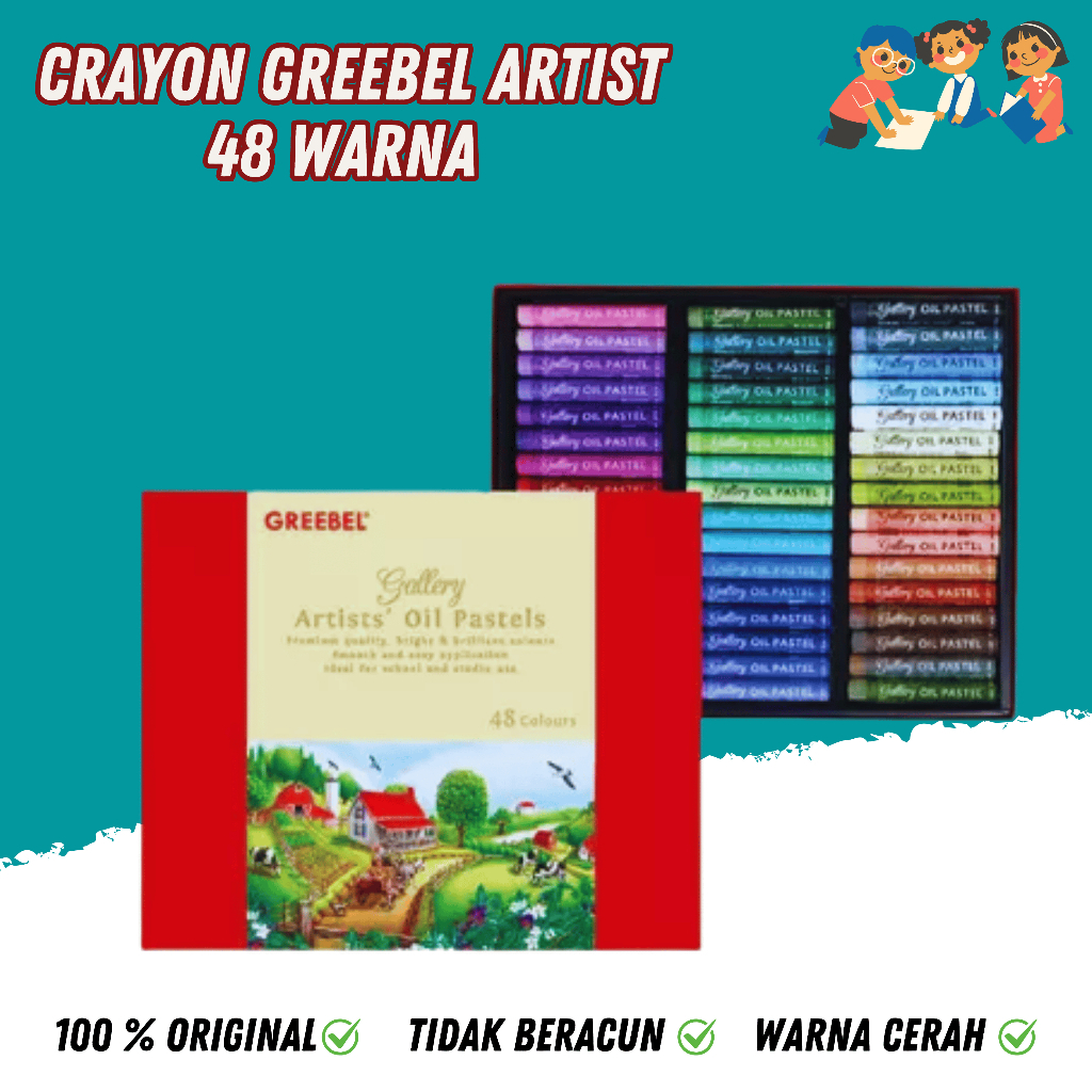 Crayon Greebel Crayon Artist 48 Colors / Crayon Artist Oil Pastel ...