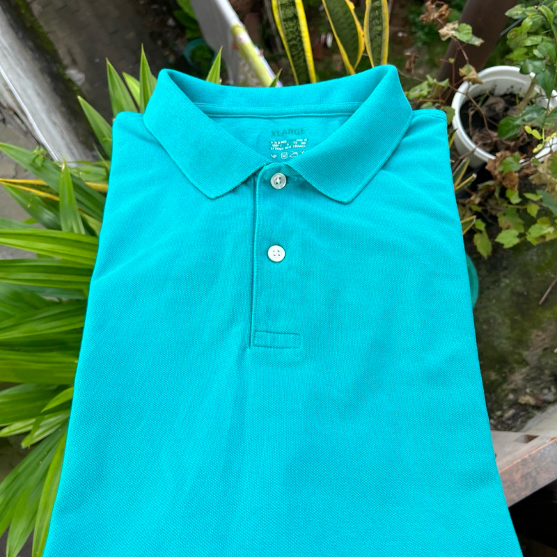 Giordano Polo Shirt Basic Tosca Blue (L) | Shopee Malaysia