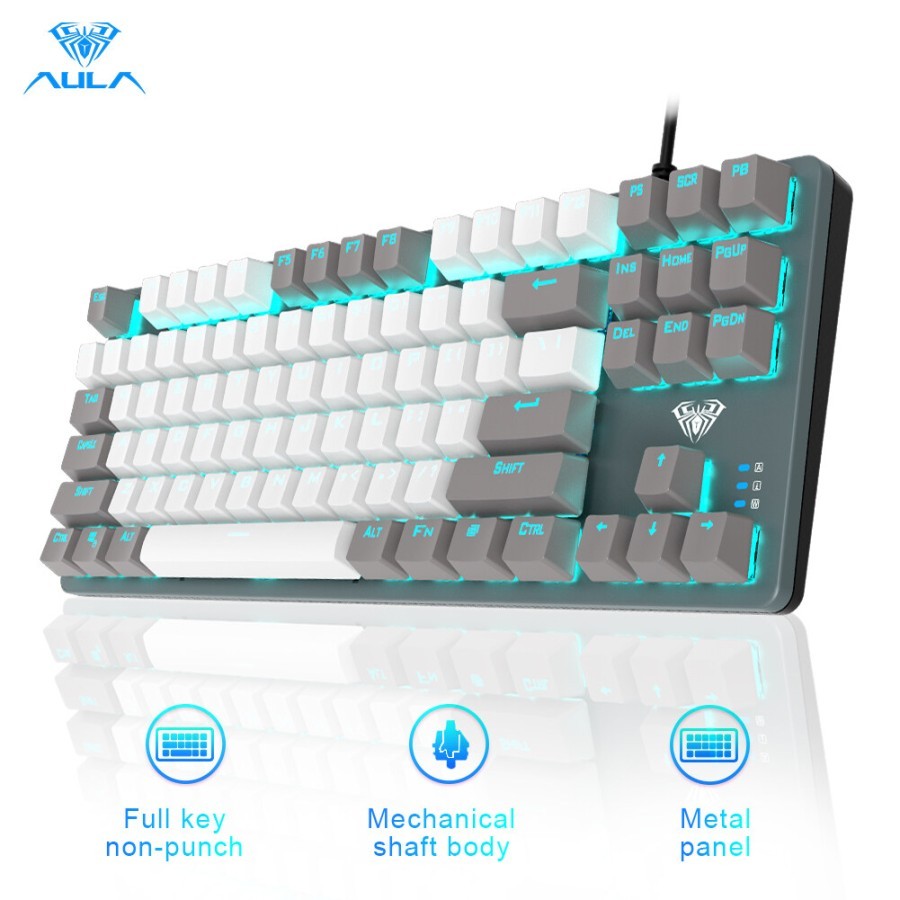 Keyboard Gaming Mechanical AULA Wind F3287 | Shopee Malaysia