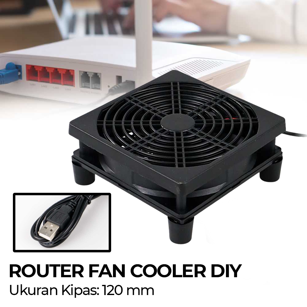 DIY Cooling Fan Modem Fan Universal Router Cooler Cooling Case USB ...