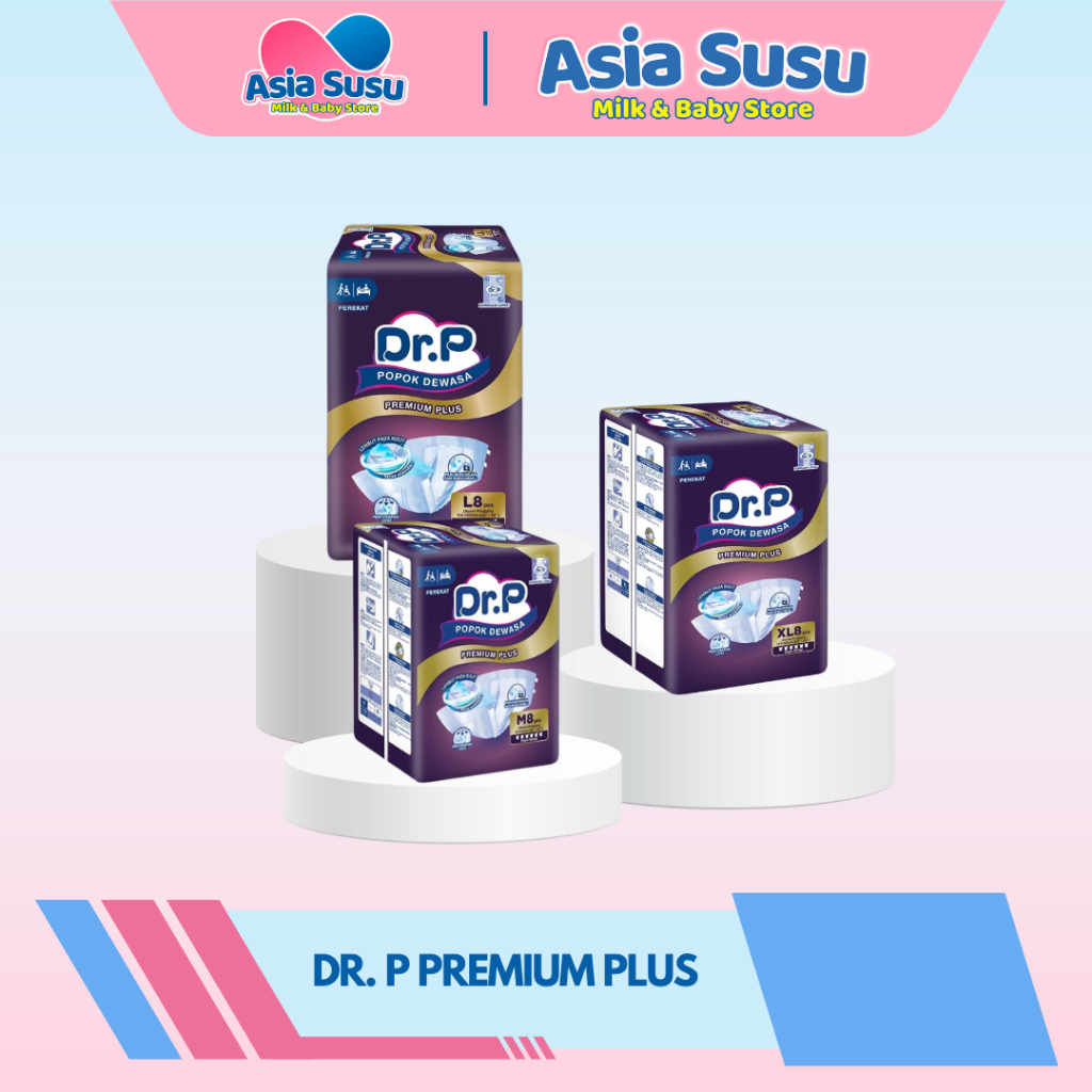 Drp Dr. P Adult Diapers Premium Adult Diapers Plus Adhesive M8 / L8 / XL8 | Shopee Malaysia