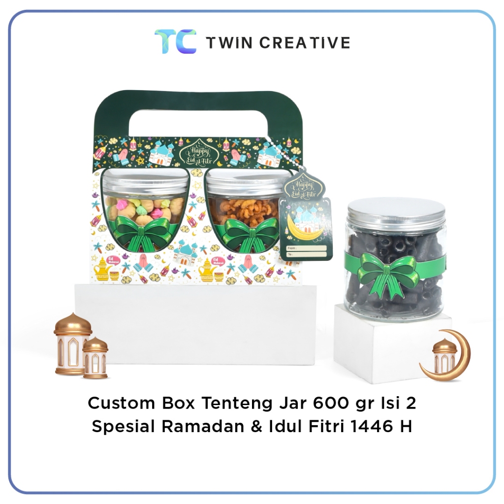 Custom Packaging Box Cardboard Cake Jar Hampers Eid Cake Box - 600 ...