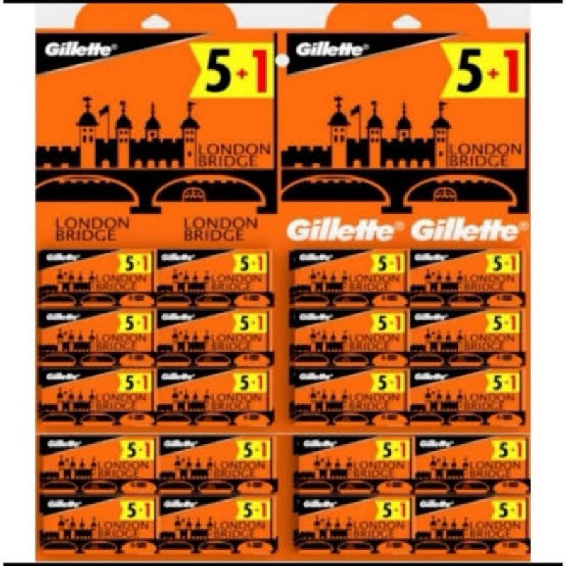 Gillette london bridge super stainless Razor 1 Board / 1 Piece (New ...