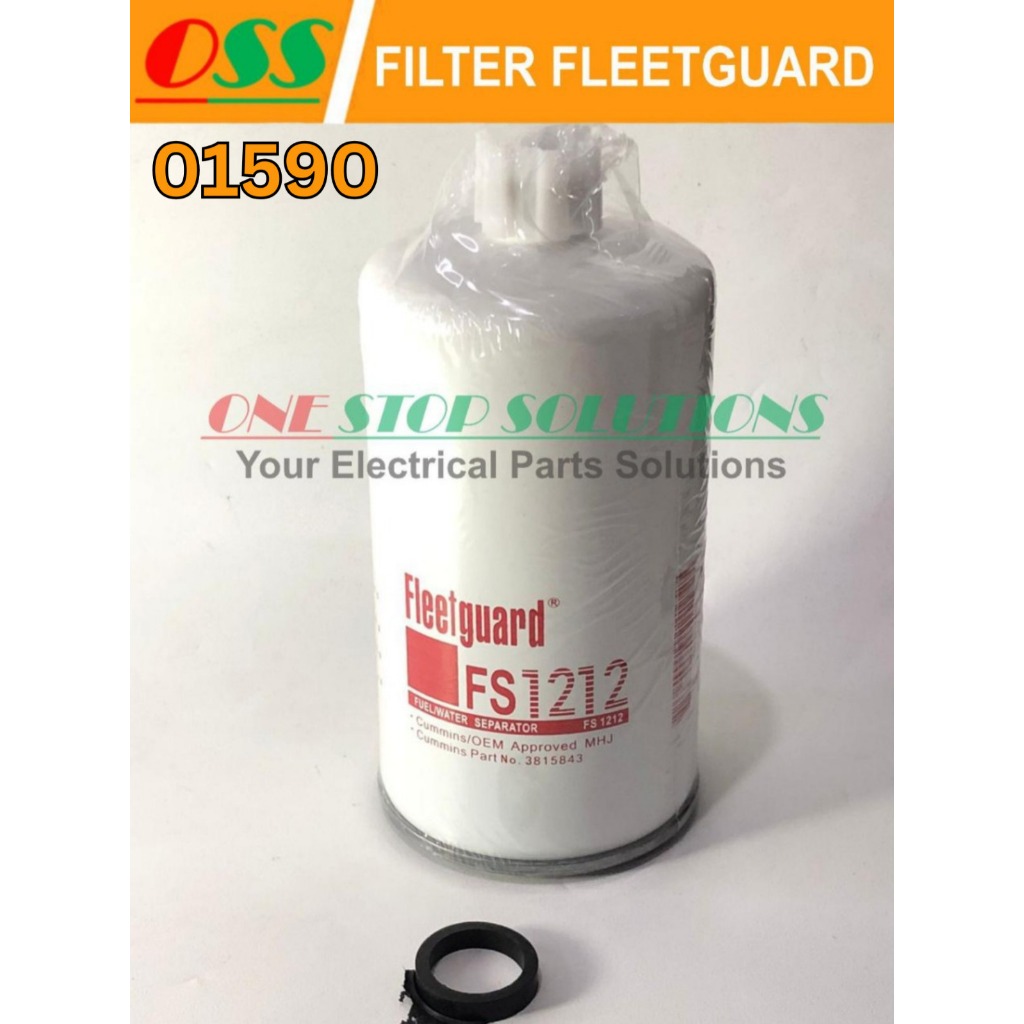 Fuel FILTER WATER SEPARATOR CUMMINS FLEETGUARD FS1212 | Shopee Malaysia