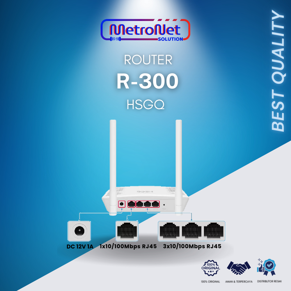 Router HSGQ TYPE R-300 (1 WAN+3FE+WIFI 4 ROUTER) | Shopee Malaysia