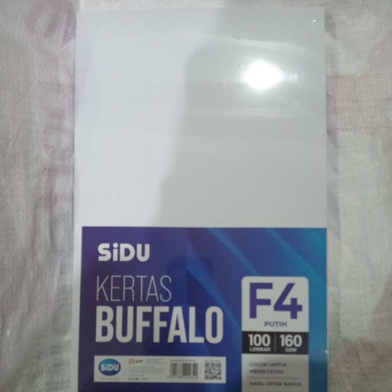 PUTIH Paper BUFALO SIDU F4 white /100lbr | Shopee Malaysia