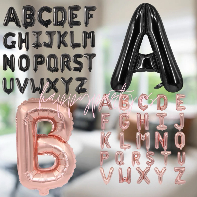 Birthday Letter Foil Balloons Birthday Alphabet Foil Balloons (Unit ...
