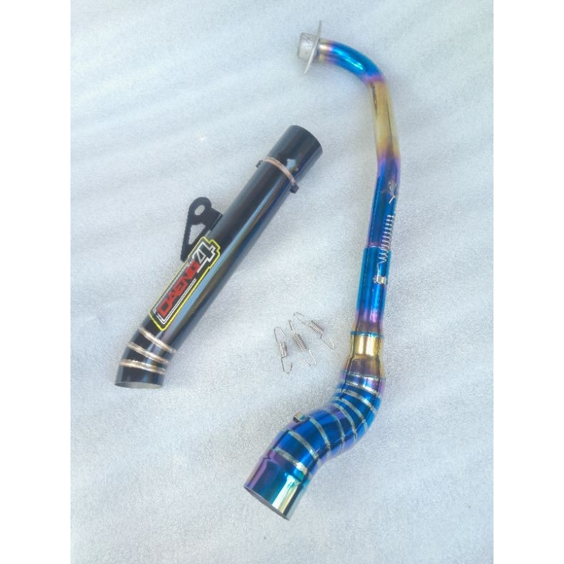 Daeng sai4 Pipe canister conical open specs exhaust Pipe for Wave 125 ...