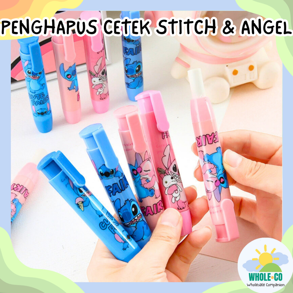 Premium Mechanical Stitch Removal Long Shape Lilo and Angel Pen Cute ...