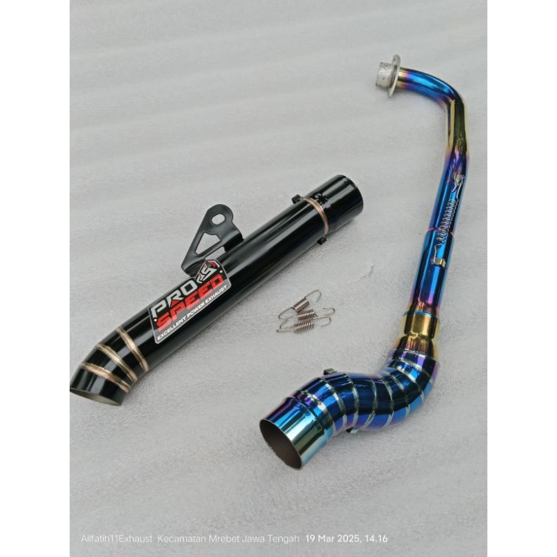 PRO Sped Pipe 51mm canister conical open specs exhaust Pipe for Wave ...