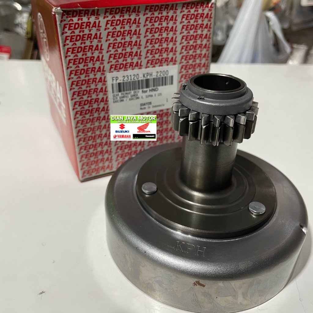 ( Federal ) Double Bell Gear Primary Drive Double Bowl Assy Karisma KPH ...