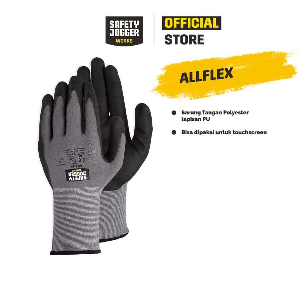 Original JOGGER ALL FLEX ALLFEX Safety Gloves | Shopee Malaysia
