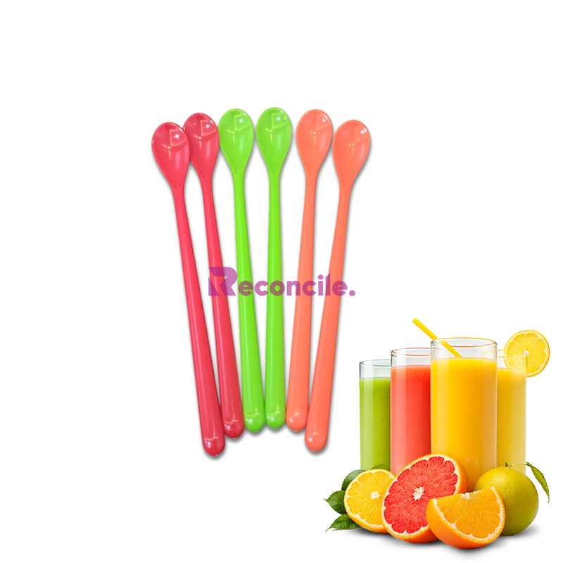AM16 - 3PCS Plastic Juice Spoons / Tea Spoons Juice Spoons Cafe Spoons ...
