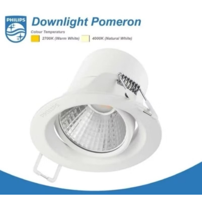 Philips LED Pomeron Spotlight Lamp 7W 7W 7Watt 59776 Warm White 2700K ...
