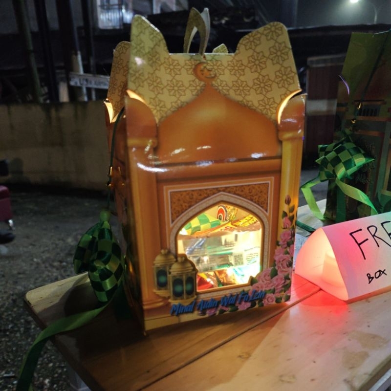 Box Parcel Hampers Ramadhan Eid Mubarak Eid Al-Fitr | Shopee Malaysia