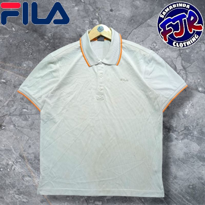 Fila Small Logo Polo Shirt Original | Shopee Malaysia