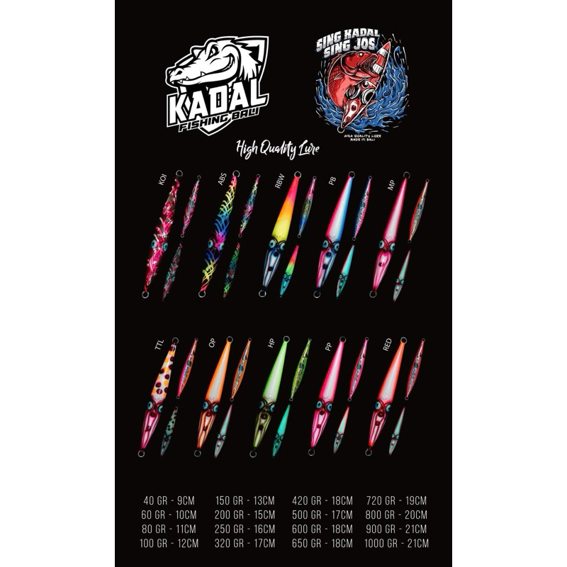 Jigging / KADAL JIG FISHING BAIT 420 GRAM | Shopee Malaysia
