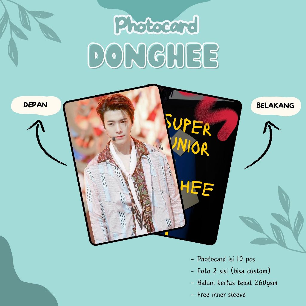 (10 PCS) SUPER JUNIOR DONGHEE PHOTOCARD | Shopee Malaysia