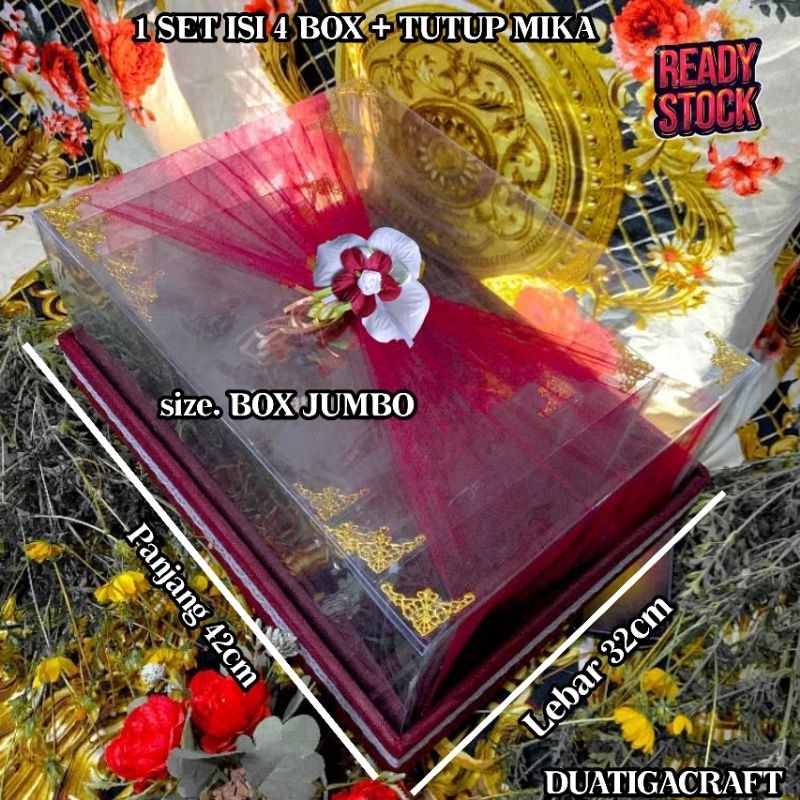 Mica Gift Box contains 4 Wedding Gift Boxes for Ring Jewelry | Shopee Malaysia