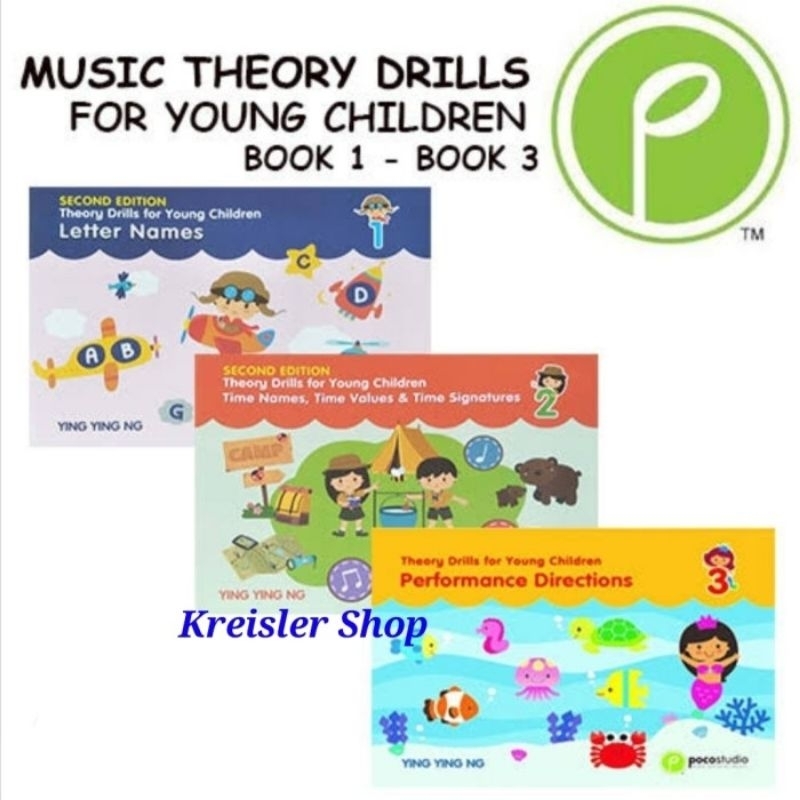 Theory Drills for Young Children level 1,2,3 Ying Ying Ng Music book ...