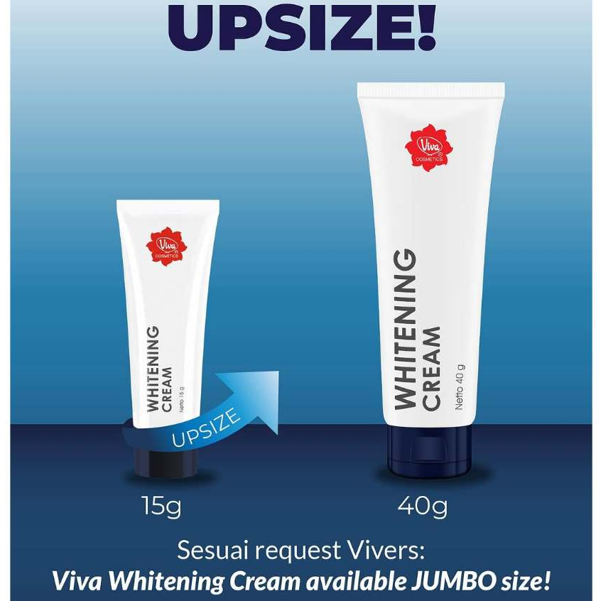 Viva Whitening Cream 40gr Jumbo Facial Moisturizer Viva Cream Spots ...