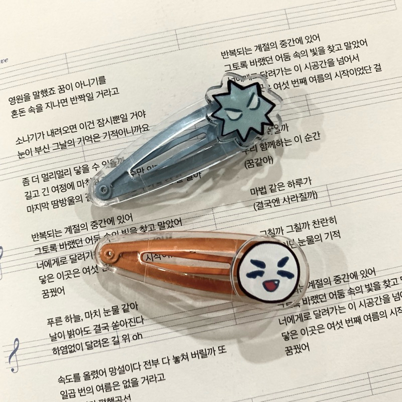ALNST IVAN TILL MIZI SUA LUKA HYUNA ACRYLIC HAIRCLIP & KEYCHAIN (FREE ...