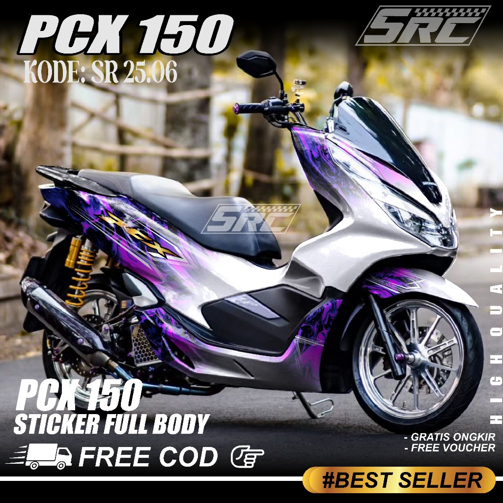 Full Body Decal Sticker Honda PCX 150 2017 2018 2019 2020 2021 Full Body Sticker PCX 150 ...