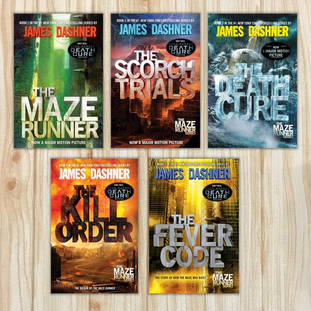 [ENGLISH] BEST PACKAGE OF 5 THE MAZE RUNNER, THE SCORCH TRIAL, DEATH ...