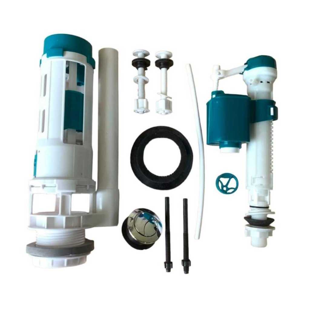 [COMPLETE SET] Sitting Toilet Float Dual Flush Monoblock Push Top ...