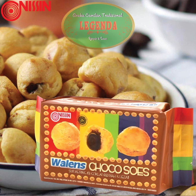NISSIN Walens Choco Soes Chocolate Eclairs 100 Gr Gram Walen Chocolate ...