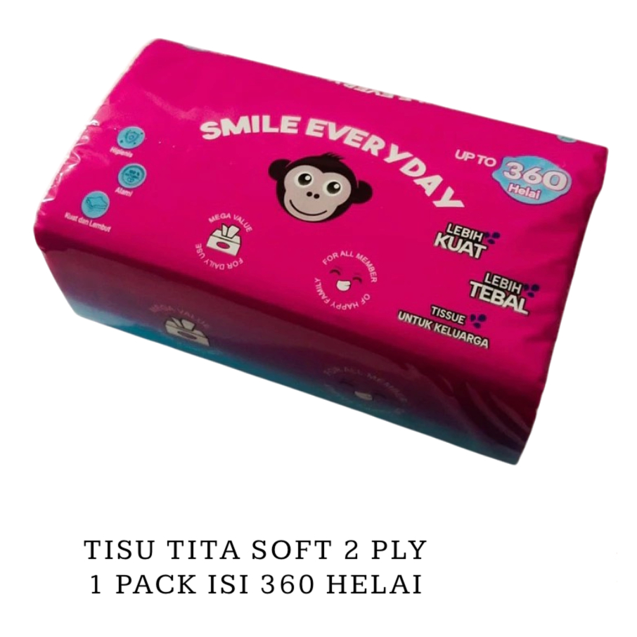 AKATSUKI TITA SOFT FACIAL TISSUE 360 SHEET 2 PLY / BUSINESS PACKAGE 360 ...