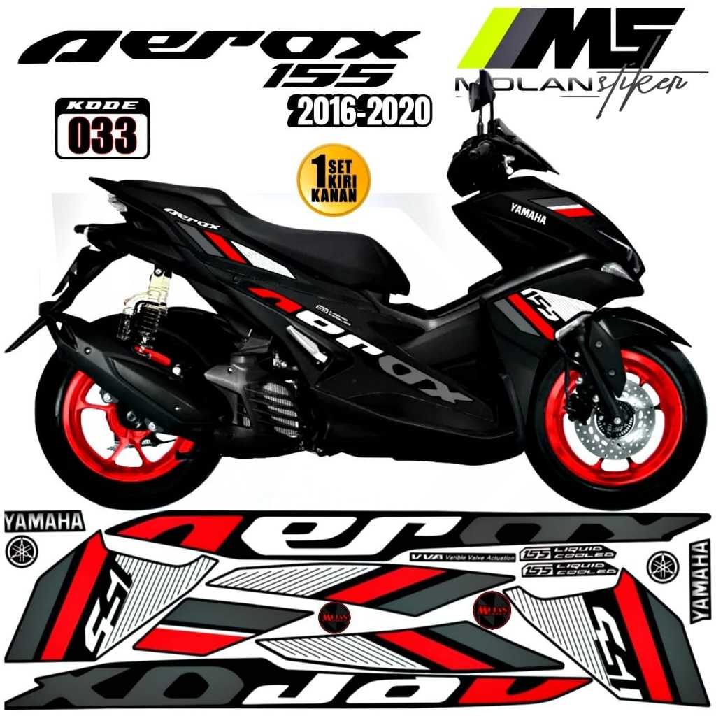Decal Sticker Striping Variations Aerox Old Aerox 155 Old 2016-2019 ...