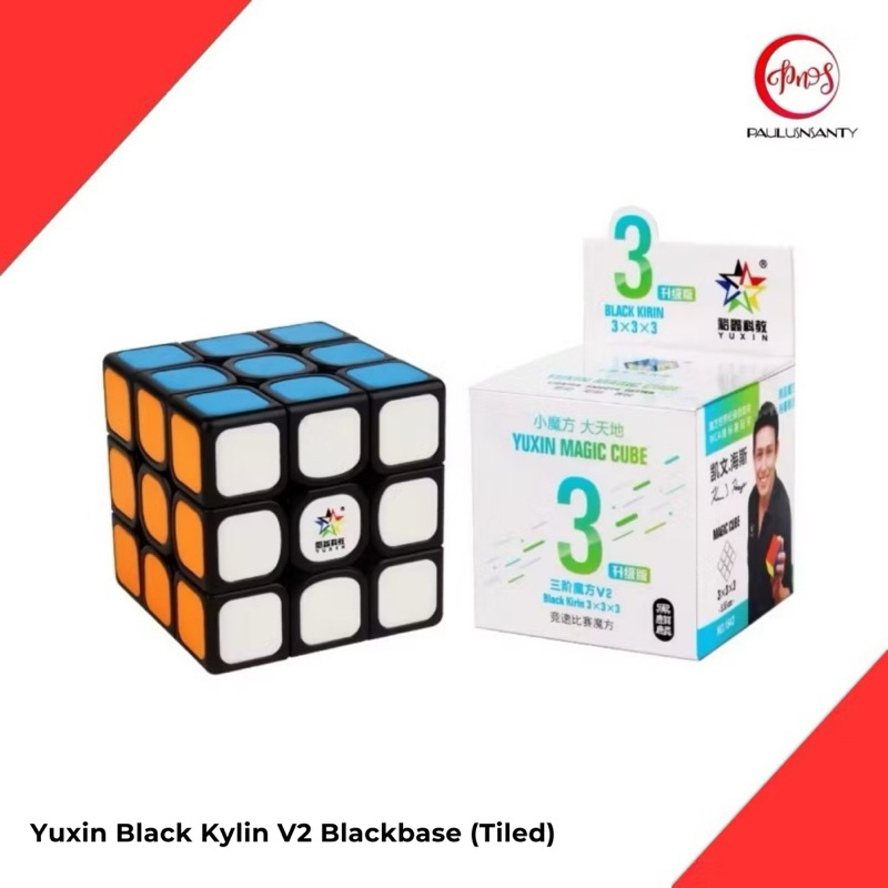 Cube Puzzle 3x3 Yuxin Black Kylin Black Kirin V2 3x3 Blackbase ORIGINAL | Shopee Malaysia