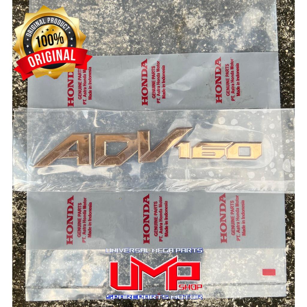 Original honda adv 160 gold writing logo emblem | Shopee Malaysia